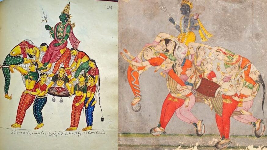 A Unique Motif In Indian Art - Part 1: Nava Nari Kunjara - Indica Today