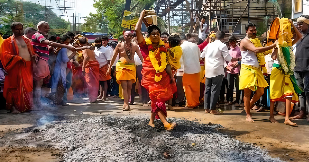 Flames of Faith: The Ritual of Theemithi and the Legend of Draupadi ...